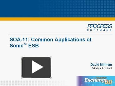PPT SOA Common Applications Of Sonic PowerPoint Presentation Free To Download Id