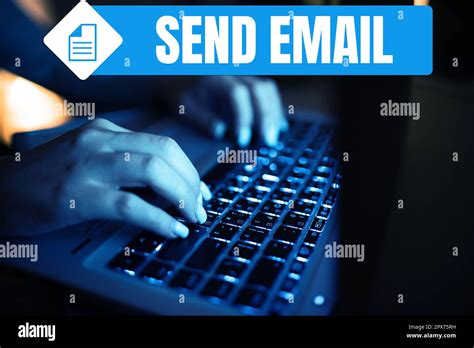 conceptual caption send email concept meaning the system for using computers to send messages