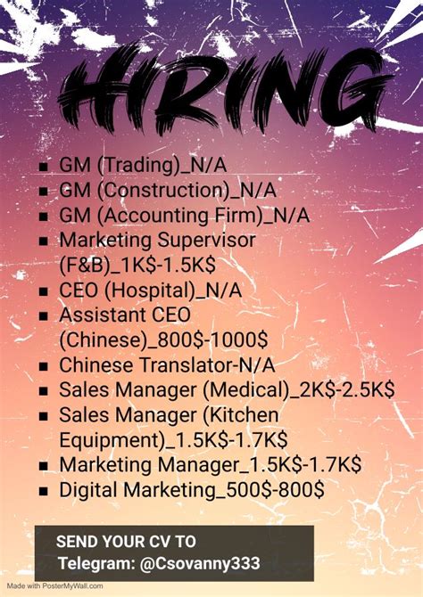 Telegram Email Sovanny Chea