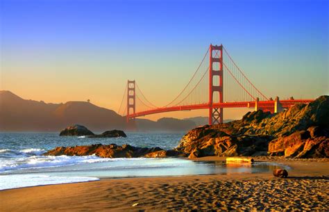 Locations For Photographing The Golden Gate Bridge California Beaches
