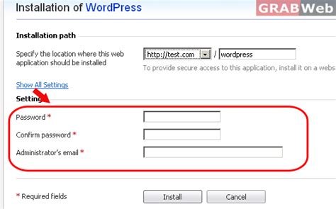 How Can I Install Wordpress Using Plesk 10x Grabweb India