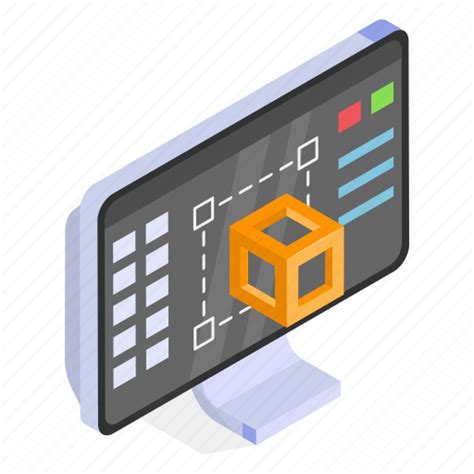 3d Modeling Software Interface Design Cad Tools Icon Download On Iconfinder