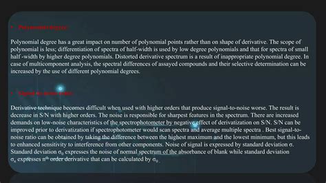 Derivative Spectroscopy Pptx