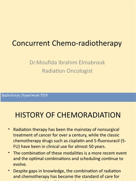 Concurrent Chemoradiotherapy Pdf Chemotherapy Radiation Therapy