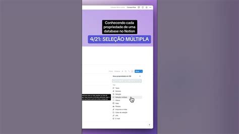 4 21 propriedade seleção múltipla notion organizacaodigital notionapp notiondatabase youtube