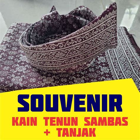 Souvenir Kain Tenun Sambas Dan Tanjak