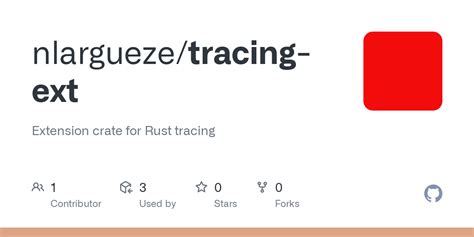 Github Nlarguezetracing Ext Extension Crate For Rust Tracing