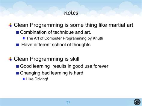 Refactoring Code By Clean Code Rules Ppt