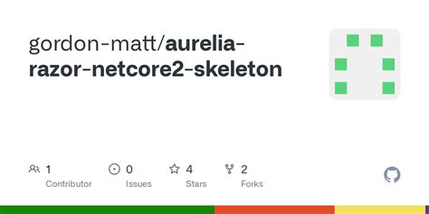 Github Gordon Mattaurelia Razor Netcore2 Skeleton