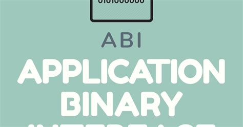 ABI Application Binary Interface TutorialsMate Your Tutor Friend