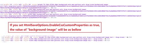 Enable Css Custom Properties While Saving To Htmldocumentation