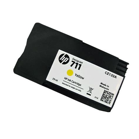 4pk Genuine Hp 711 80ml Black And 29ml Colors Ink Designerjet T100 T525