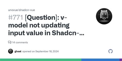 [question] v model not updating input value in shadcn vue input component inside a form · issue