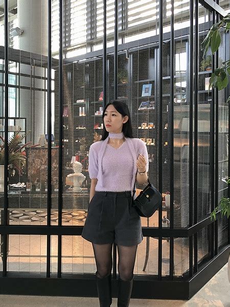 앙고라 타이 머플러 니트 세트 에이블리