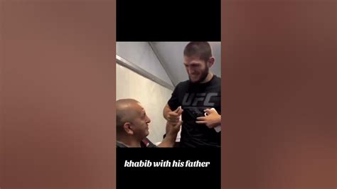 Khabib With His Fatherkhabibtheeagle Ufc Mma Youtube