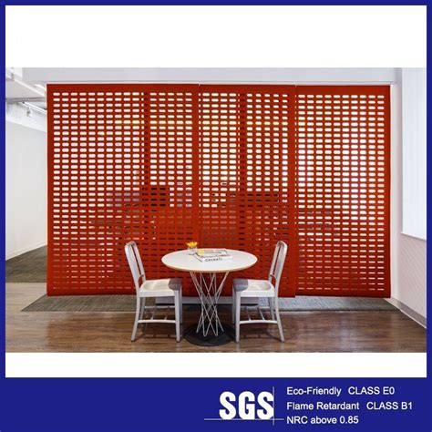 Noise Reduction Hanging Acoustic Privacy Panels Recycled Polyester Fiber Acoustic Partition