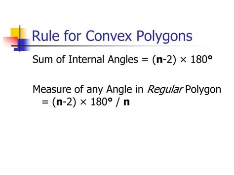 PPT Finding The Sum Of The Interior Angles Of A Convex Polygon PowerPoint Presentation ID