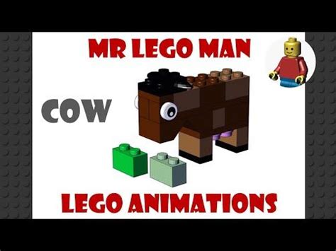 How To Build A Lego Cow Classic 10692 Animation Youtube Lego