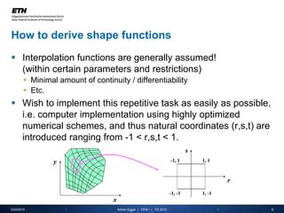 Shape Functions PDF 3 D Graphics Computer Software And Applications