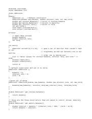 Practicep Cpp Include Iostream Using Namespace Std Class CDAccount Cfw Public CDAccount