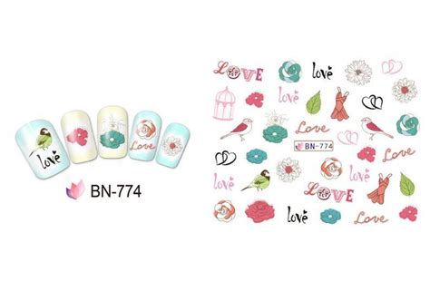 ลอกลาย ลอกลายน้ำ สติกเกอร์ อุปกรณ์ตกแต่งเล็บ สวยเด่นงดงาม Nail Accessory Picko Thaipick