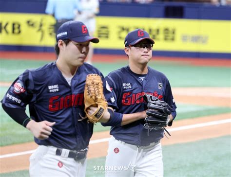 포토 7이닝 1실점 안경에이스 박세웅 스타뉴스