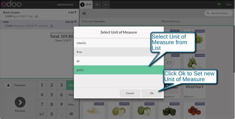Odoo POS Multi Unit Of Measure Odoo POS Different Unit Of Measure