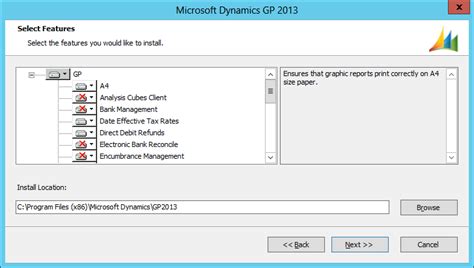 How To Install Microsoft Dynamics Gp 2013 Client Azurecurve