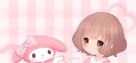 壁纸 小桃小栗 Love Love物语 396期