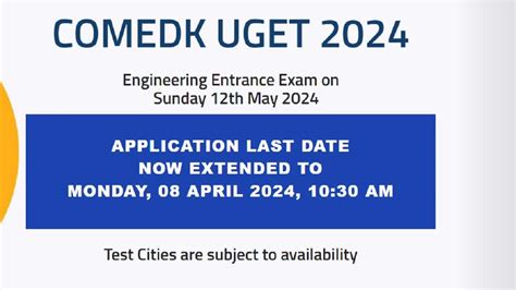 Comedk Uget 2024 Application Form Correction Starts Today Edit Details Here