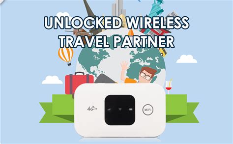 G Lte Mobile Hotspot Router Mbps High Speed Portable Internet Hotspot With Sim Card Slot