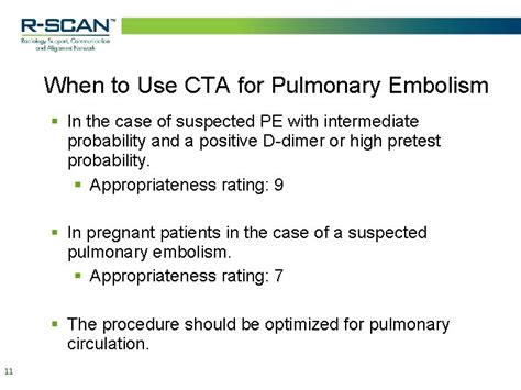 Cta For Pulmonary Embolism When To Image Based