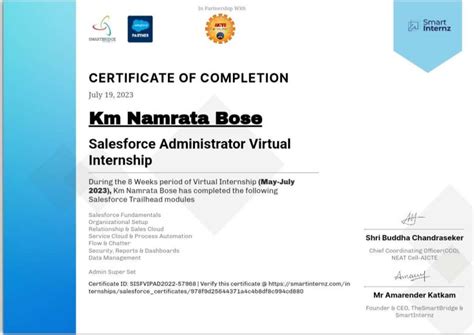 Km Namrata Bose On Linkedin Salesforce