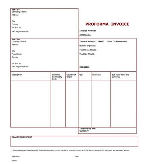 Process Server Invoice Template