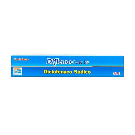 Diclofenaco 1 Diflenac Gel Tubx50g Bioquifar