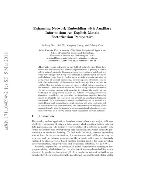 Pdf Generalized Neural Graph Embedding With Matrix Factorization