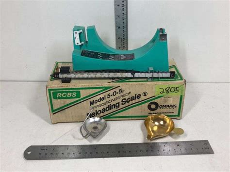 Rcbs Model 5 0 5 Reloading Scale Wild Rose Auction Services