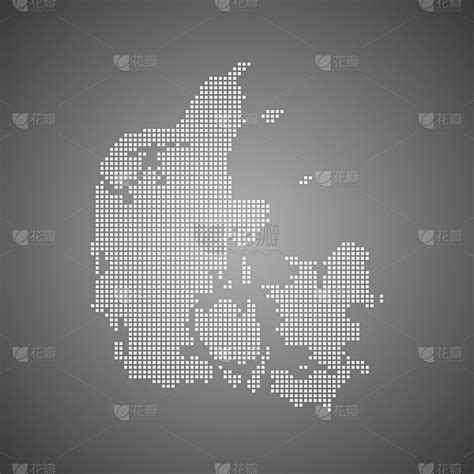 丹麦的地图
