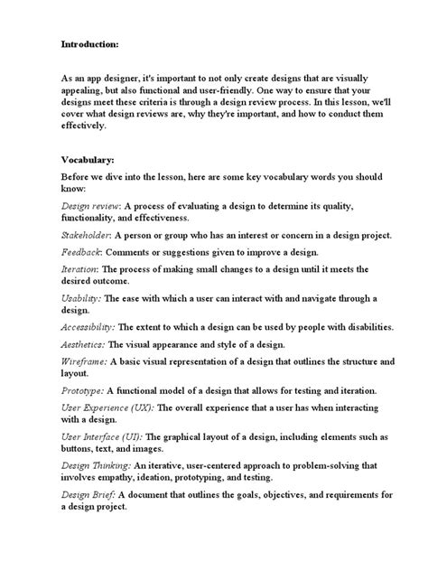 Design Review Pdf Usability Computing