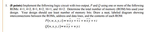 Solved Implement The Following Logic Circuit With Two Chegg