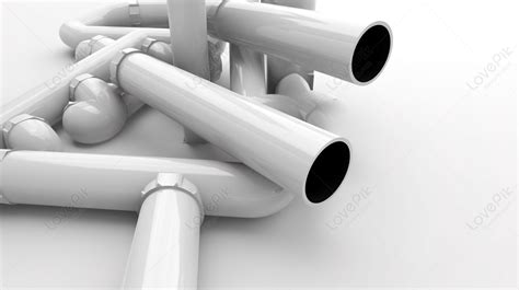 놀라운 각도 파이프라인 요소 3d 깨끗한 흰색 배경에 연결된 파이프 3d 요소 배경 요소 배경 연결 배경 이미지 Hd 3d 요소 요소 연결 배경 사진 무료