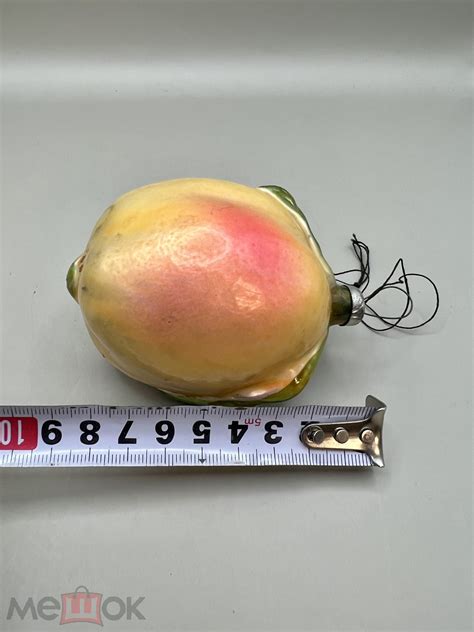 Ёлочная стеклянная игрушка фрукт СССР С РУБЛЯ