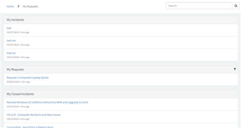 Solved Service Portal Show Users Closed Requests ServiceNow Community