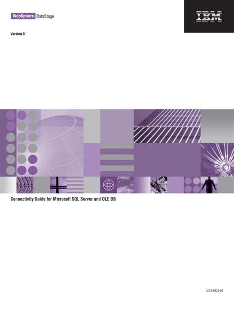 Datastage Connectivity Guide For Microsoft Sql Server And Ole Db Pdf