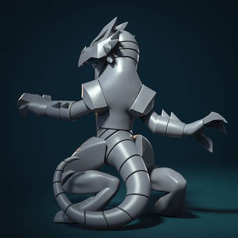 Stl File Meka Dragon King Of Tokyo 🐉・3d Printable Model To Download・cults