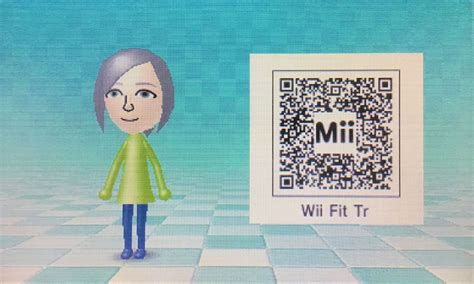 Wii Fit Wii Fit Trainer Female Mii Qr Code Wii Fit Coding Wii Wii Fit Wii Fit Trainer Female Mii Qr Code Wii Fit Coding Wii