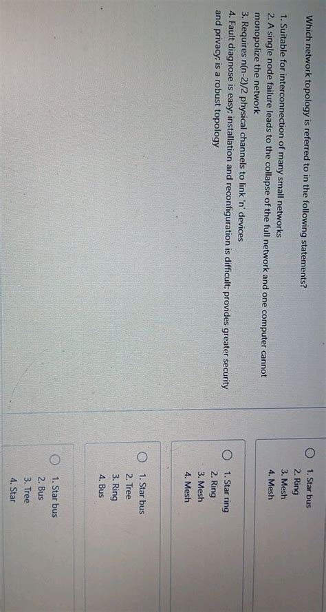 Which Network Topology Is Referred To In The StudyX