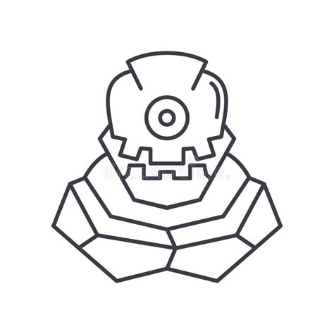 Giant Icon Linear Isolated Illustration Thin Line Vector Web Design Sign Outline Concept