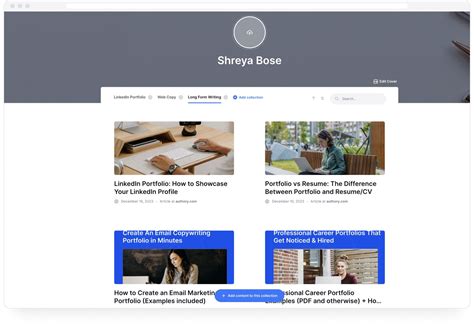 How To Create A Writing Portfolio Portfolio Writing Guide Writing Portfolio Examples