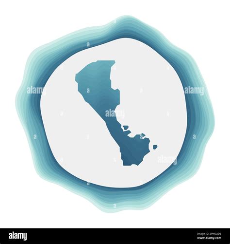 Boracay Logo Badge Of The Island Layered Circular Sign Around Boracay